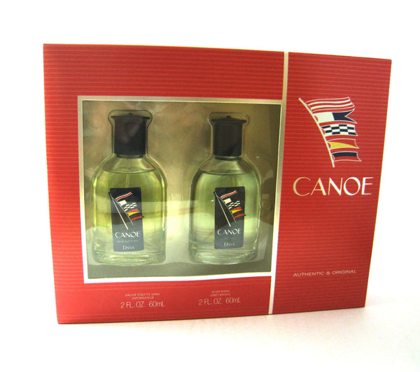 Canoe for Men by Dana EDT Spray 2.0 oz + After Shave Splash 2.0 oz Set ...